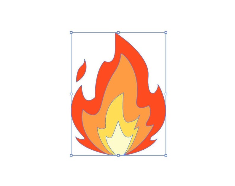 Lit Fire Flame Emoji Vector - Eps, Png, Jpg, Svg - Illustration Drawing ...