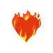 Vector Heart on Fire Emoji Design - Svg, Jpg, Png, Eps - Etsy