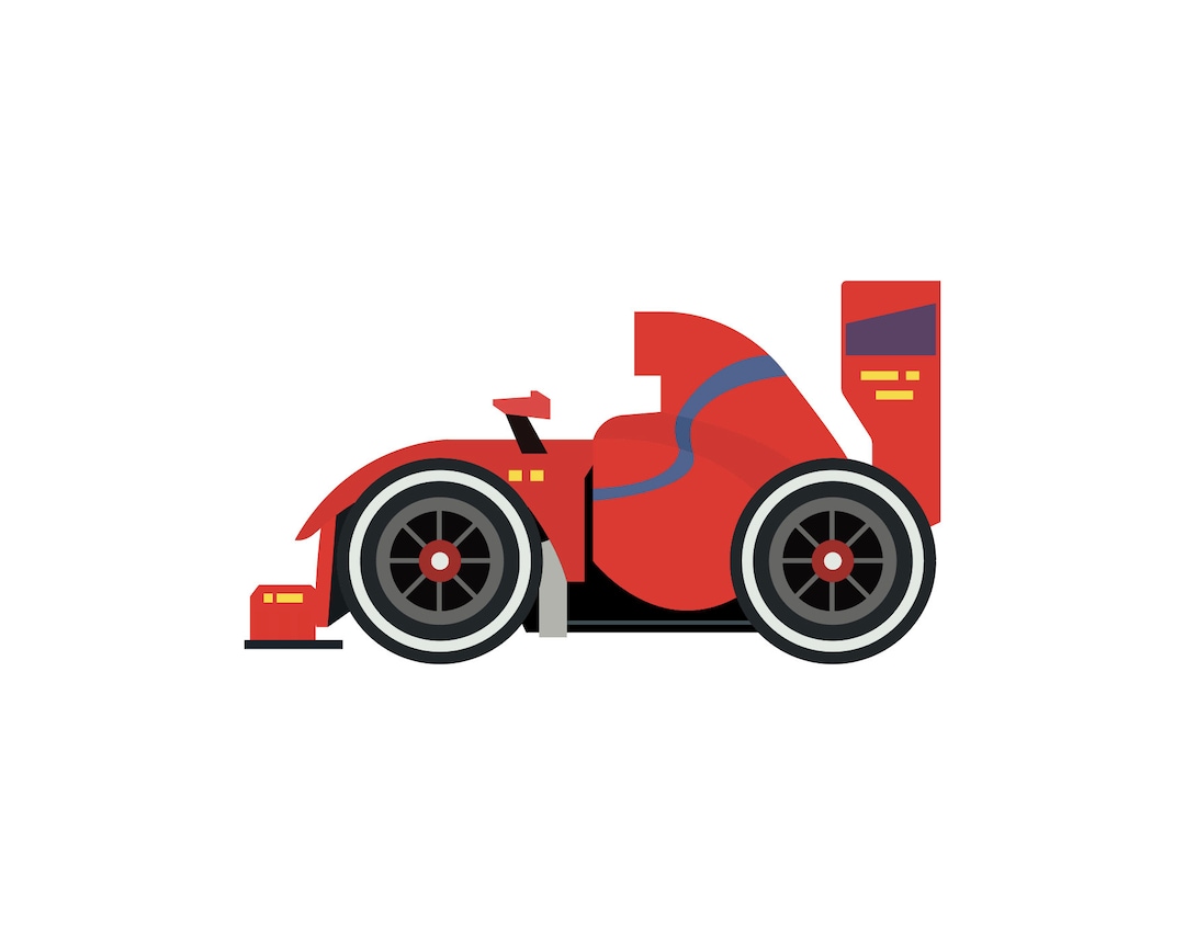 Vector Racing Car Emoji Design - Svg, Jpg, Png, Eps - Etsy