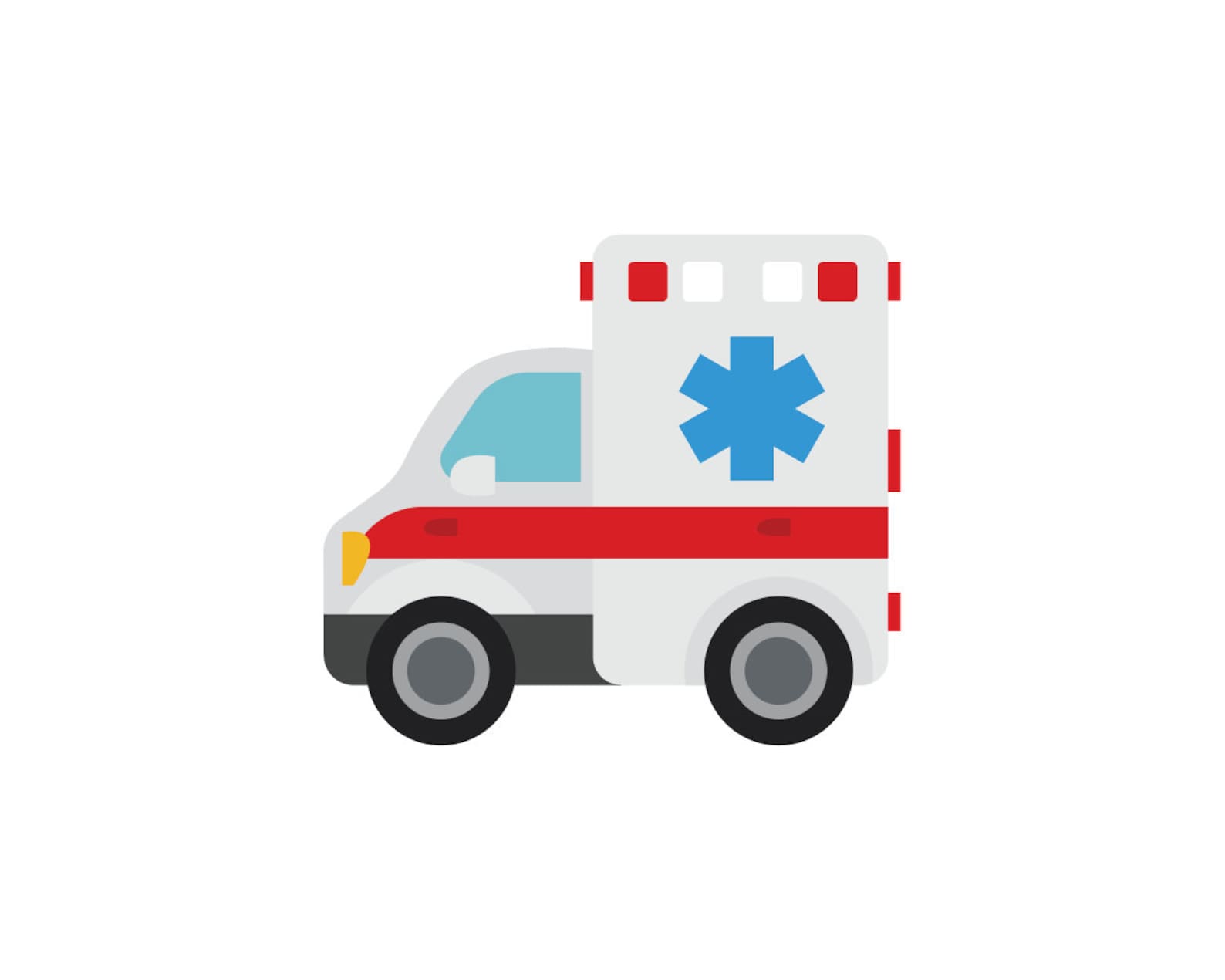 Vector Ambulance Emoji Design - Svg, Jpg, Png, Eps - Etsy