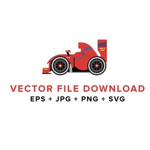 Vector Racing Car Emoji Design - Svg, Jpg, Png, Eps - Etsy