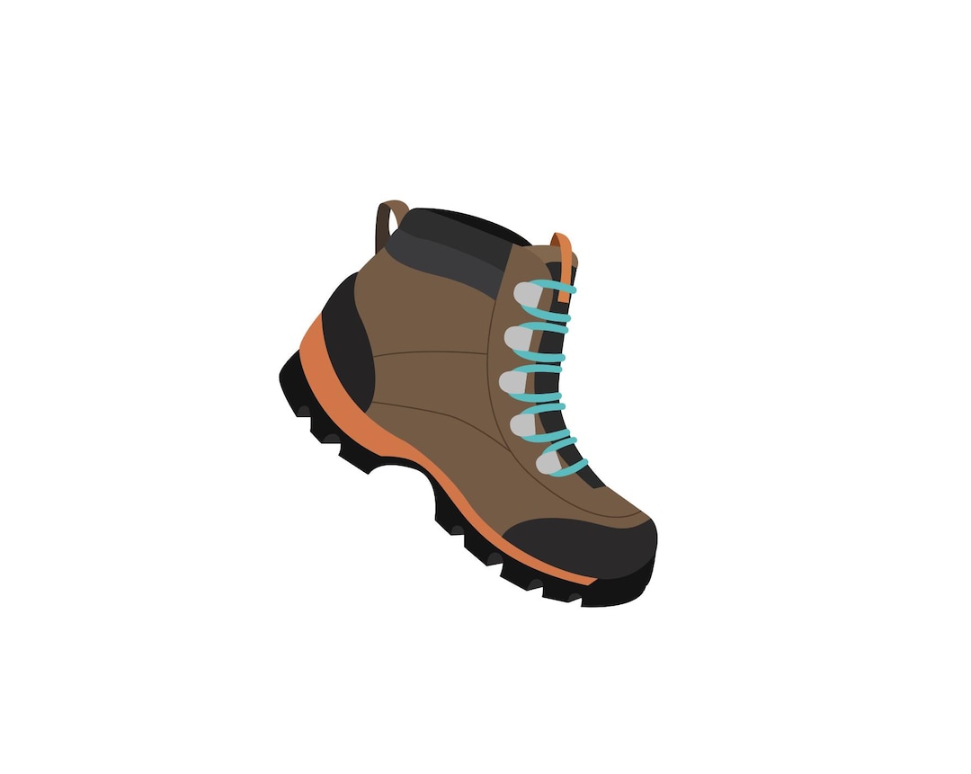 Vector Hiking Boot Shoe Emoji Design - Svg, Jpg, Png, Eps - Etsy