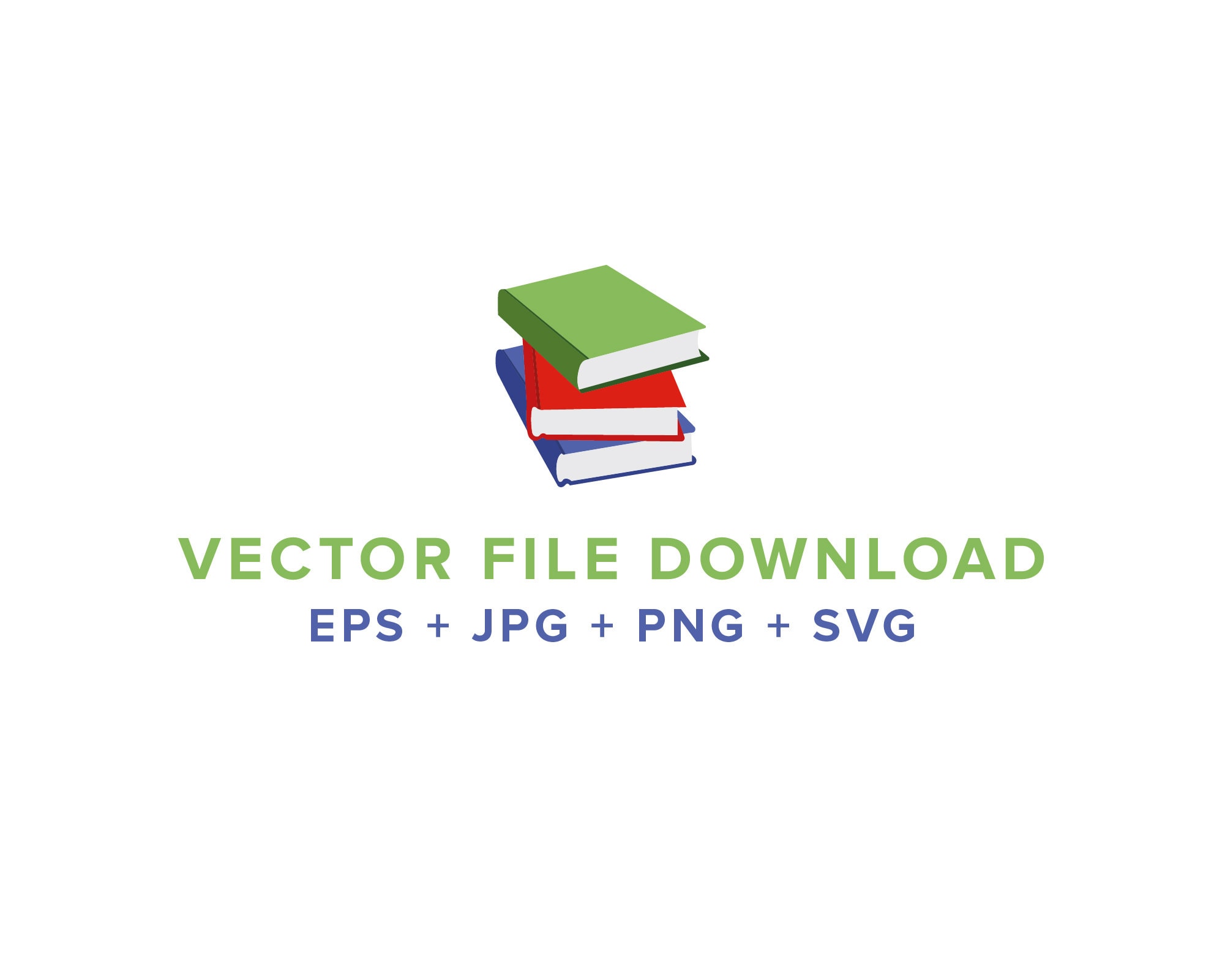 Vector Stack of Books Emoji Design - Svg, Jpg, Png, Eps - Illustration ...