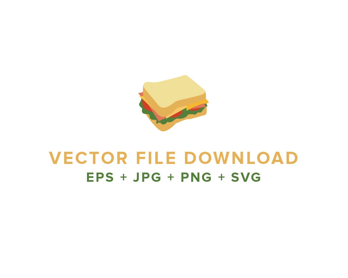 Vector Sandwich Emoji Design Svg Jpg Png Eps - Etsy