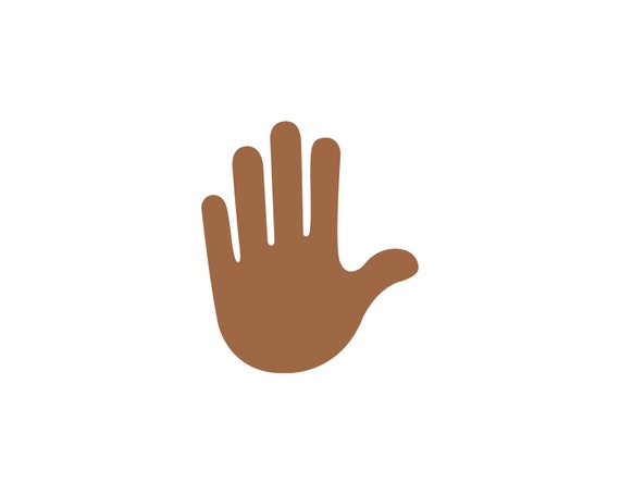 Raised Hand Emoticon