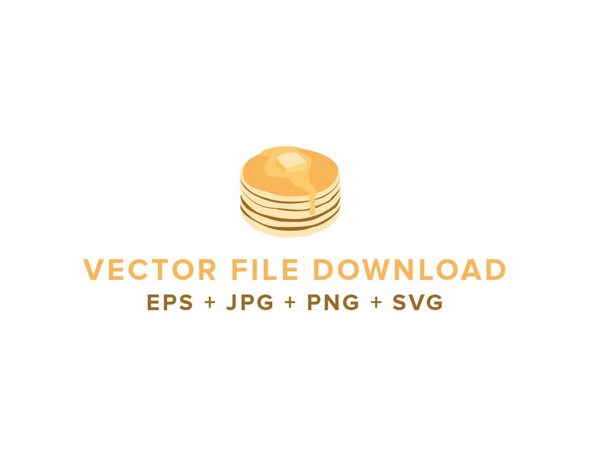 Diseño de emoji de panqueque vectorial svg jpg png eps - Etsy España