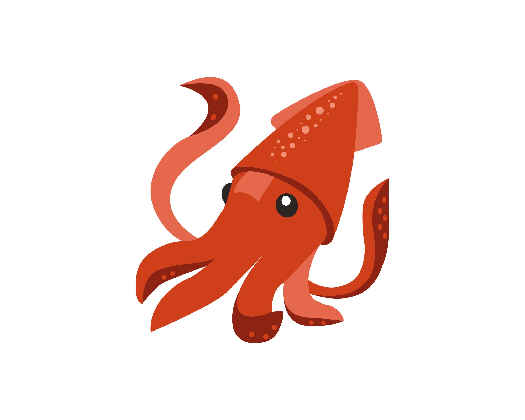 Vector Squid Emoji Design Svg Jpg Png Eps - Etsy