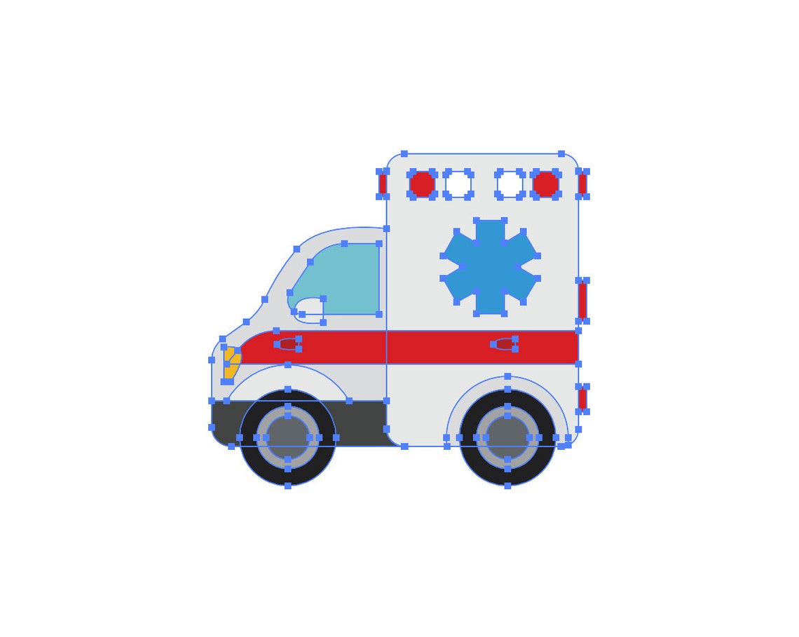Vector Ambulance Emoji Design Svg Jpg Png Eps - Etsy