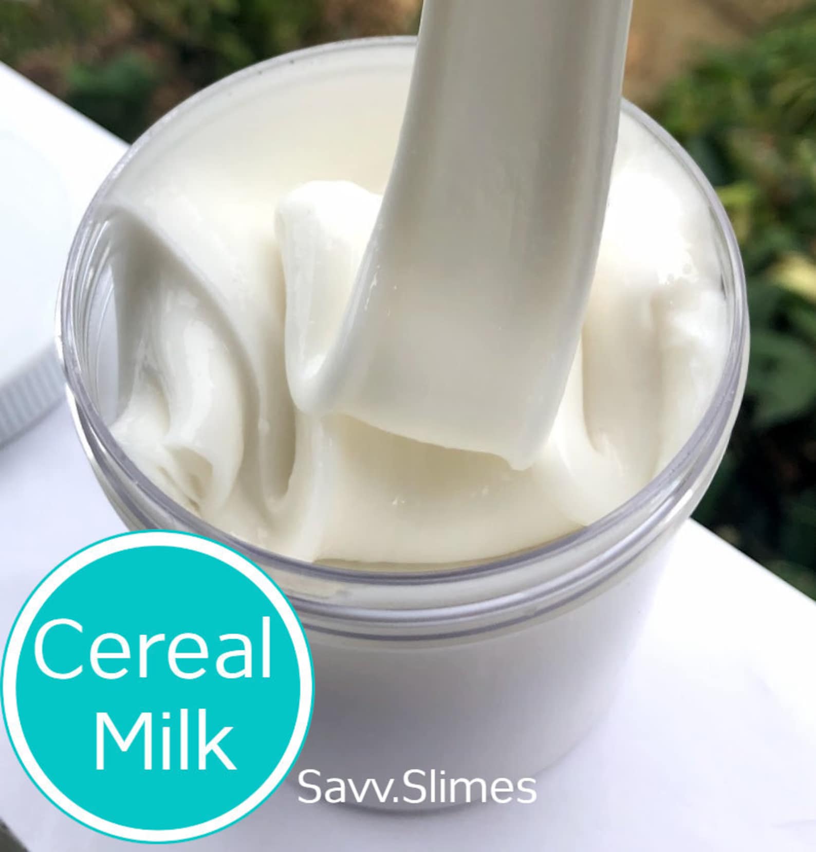 6oz CEREAL MILK Slime | Thick & Stretchy | Yummy Fruit Loops Scent ...