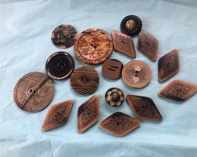 Celluloid Wafer Buttons - Etsy