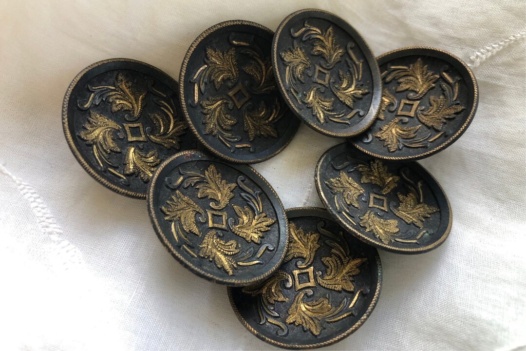 Victorian Metal Cup Buttons - Etsy