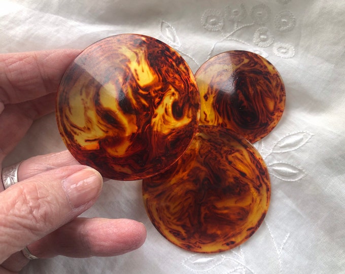 Tortoise Bakelite Buttons - Etsy