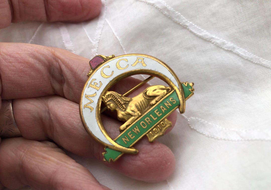 Masonic Mecca Enameled Medal Lodge Pin - Etsy