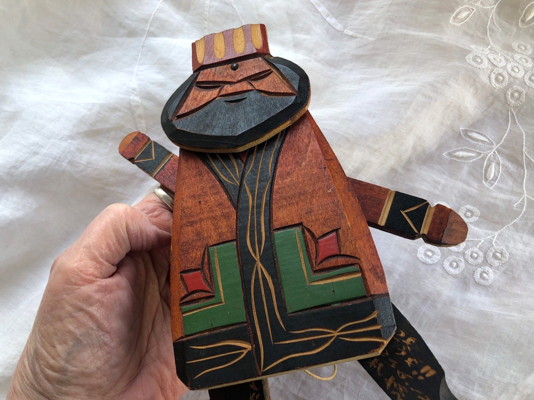 Wooden String Puppet Man - Etsy