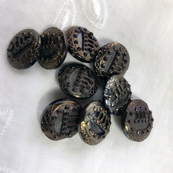 Glass Buttons - Etsy