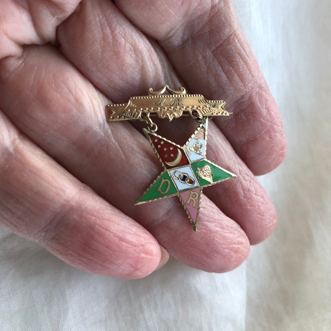 Daughters of Rebecca Odd Fellow Star Pin - Etsy