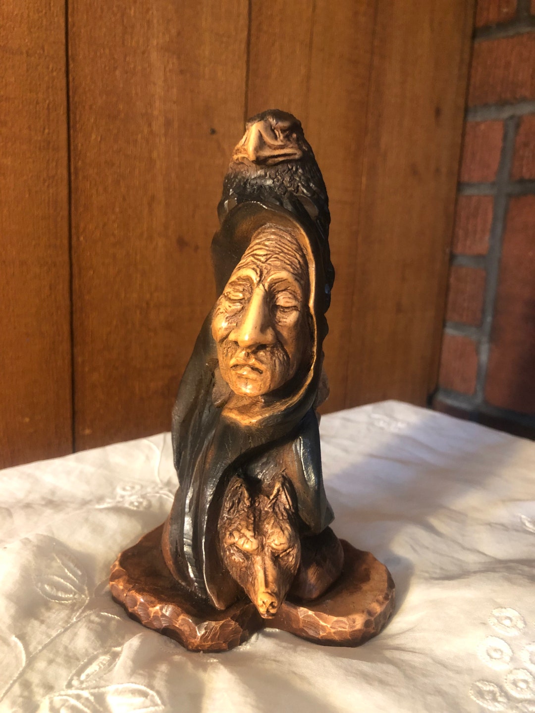 Native American Sculpture by Thomas Maracle - Etsy