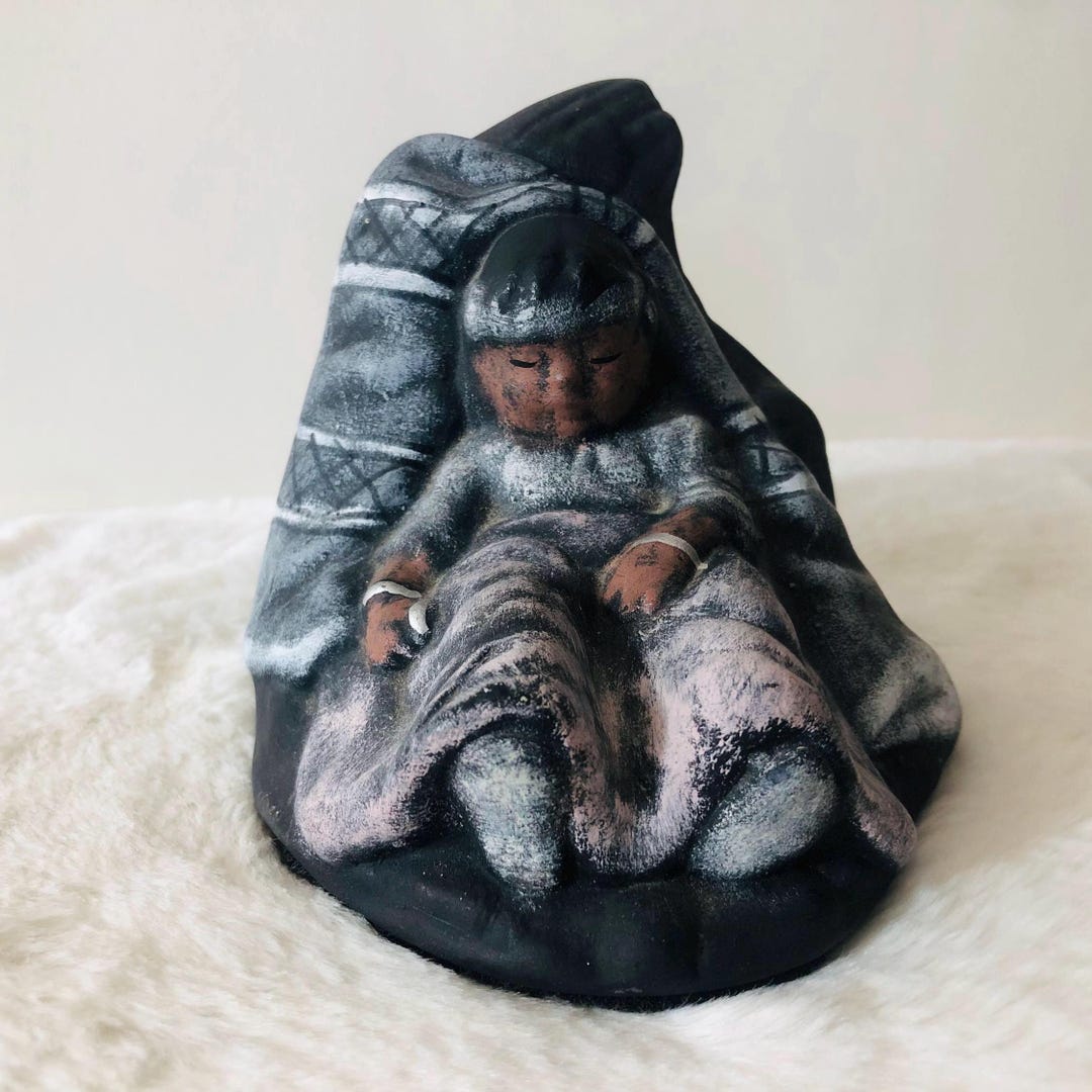 Southwest Pottery Sleeping Baby - Etsy