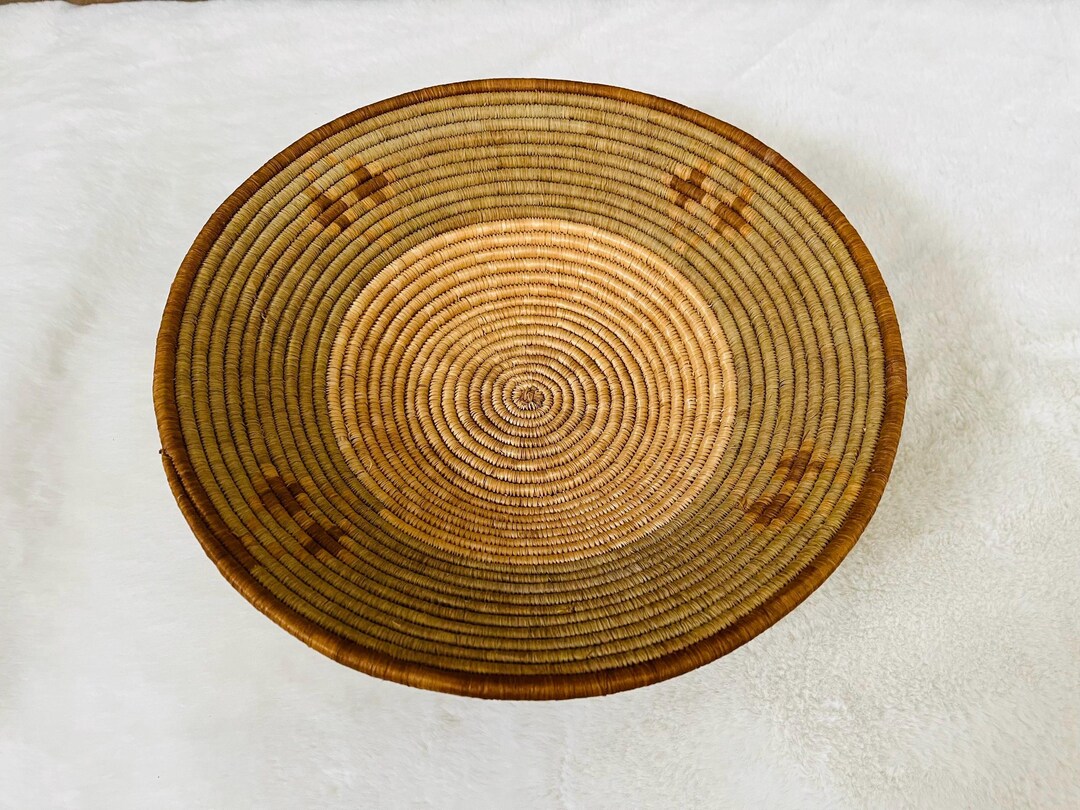 Native American Coiled Basket - Etsy