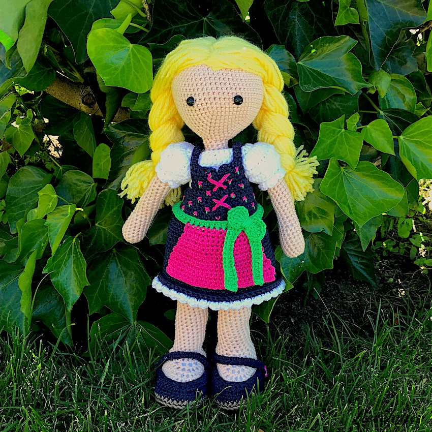 Haakpatroon Pop Heidi Dirndl - Etsy Australia