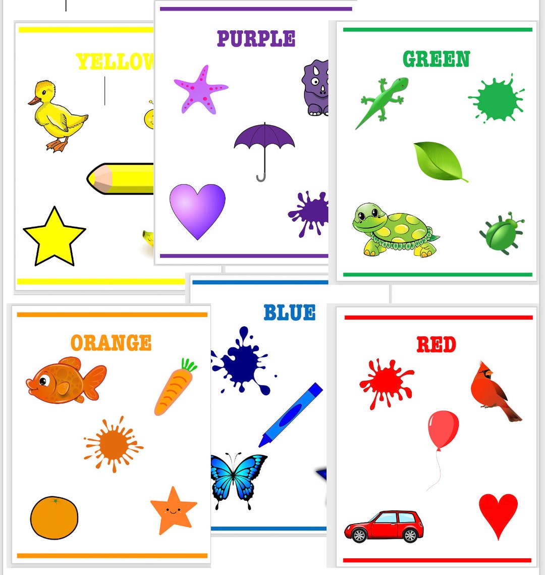 Editable Color Posters - Etsy