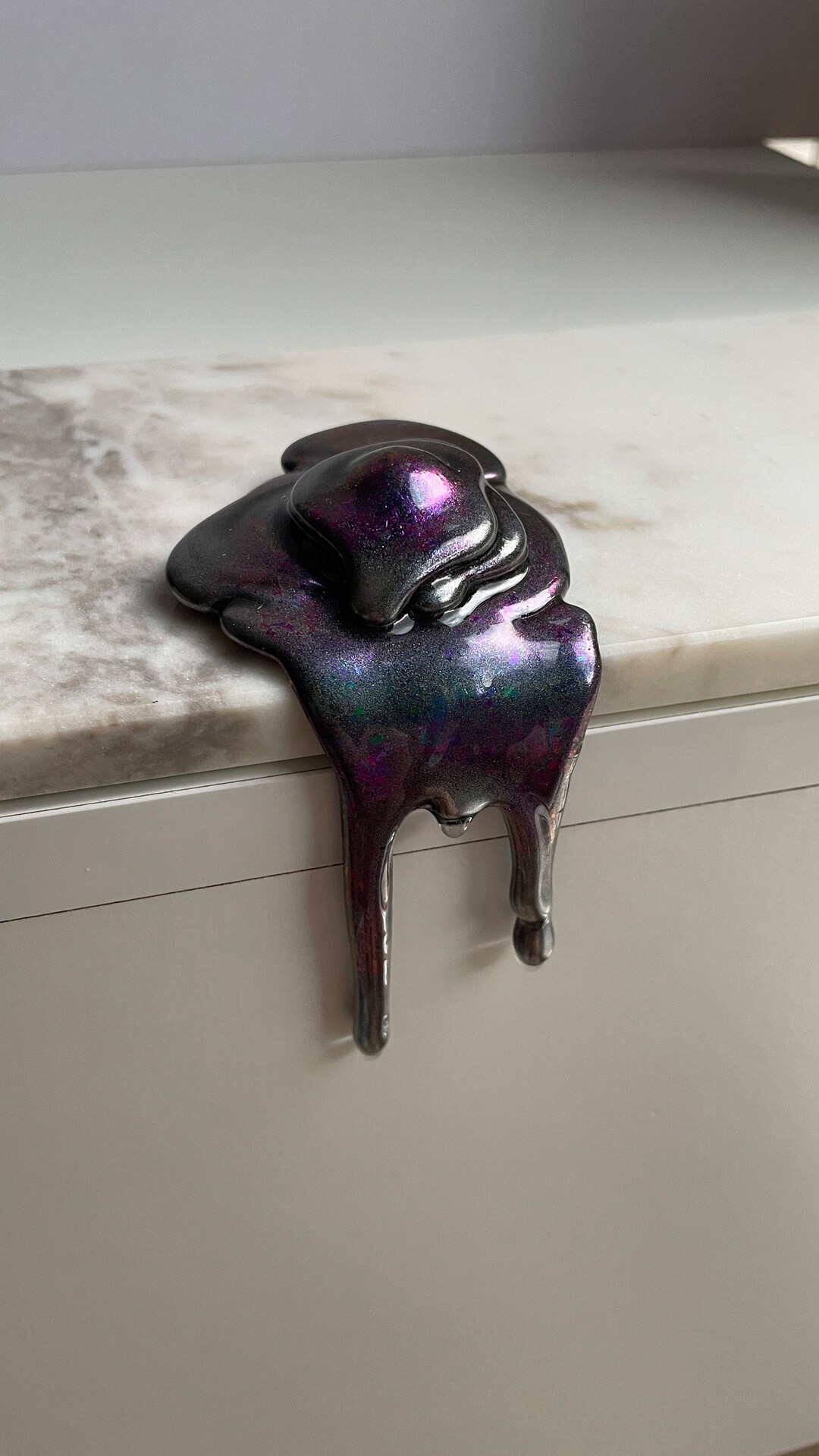 Dripping Shelf and Desk Decoration, Crazy & Futuristic Design, Violet ...