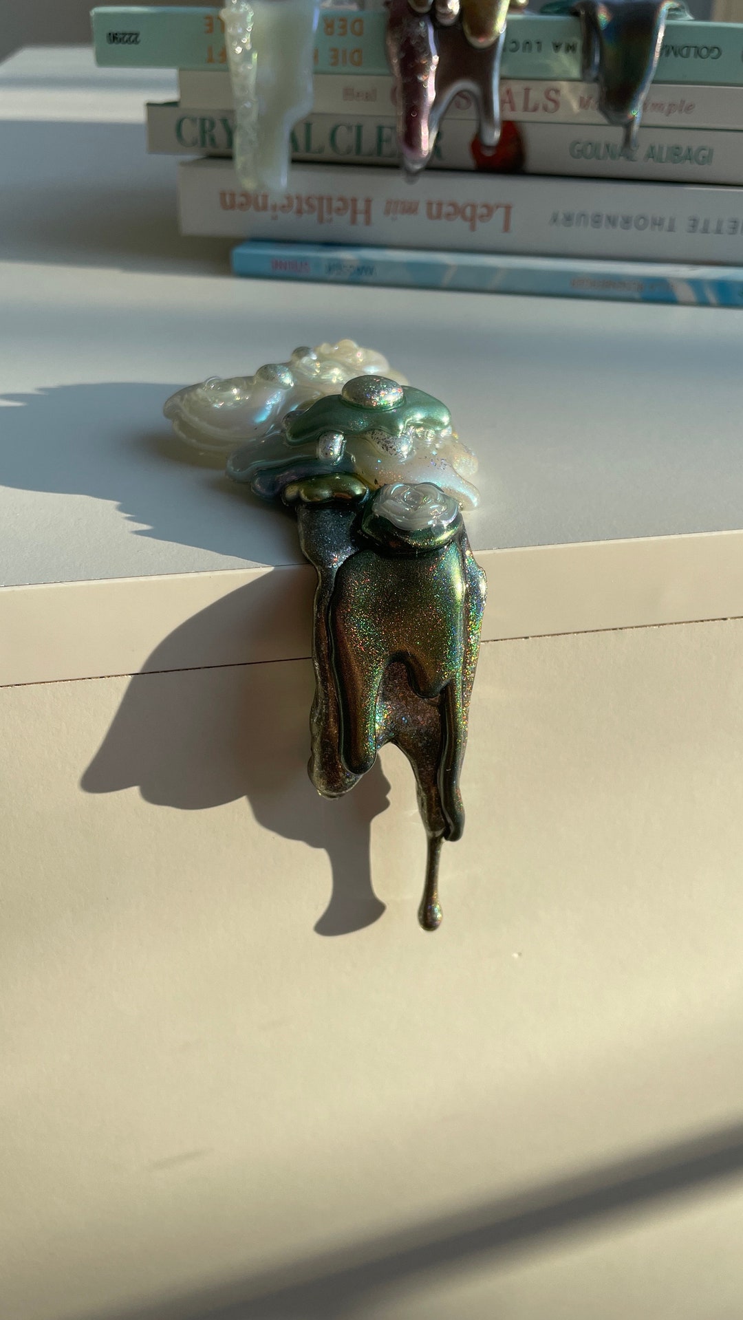 Dripping Shelf and Desk Decoration Crazy & Futuristic Design Silver ...