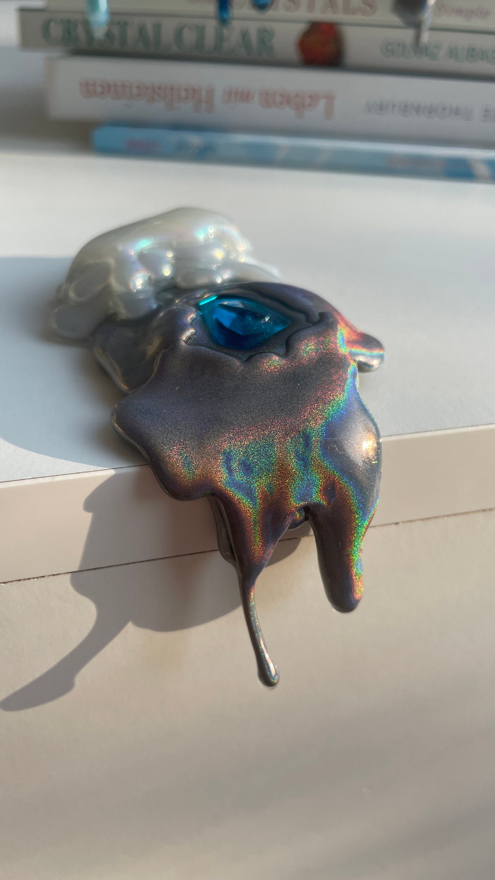 Dripping Shelf and Desk Decoration | Crazy & Futuristic Design | Silver ...