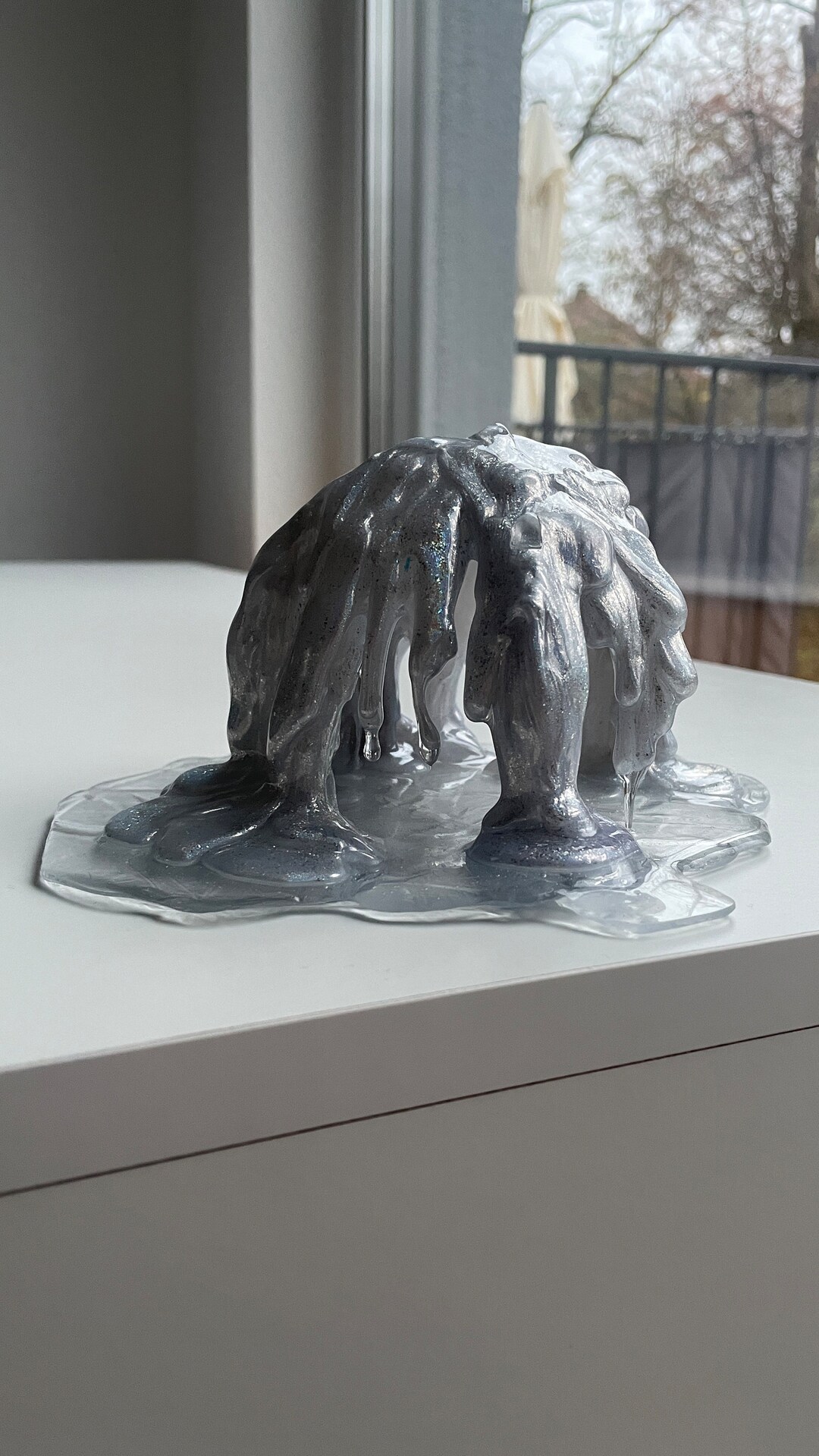 Holographic Dripping Blob Decoration | Crazy & Futuristic Design - Etsy