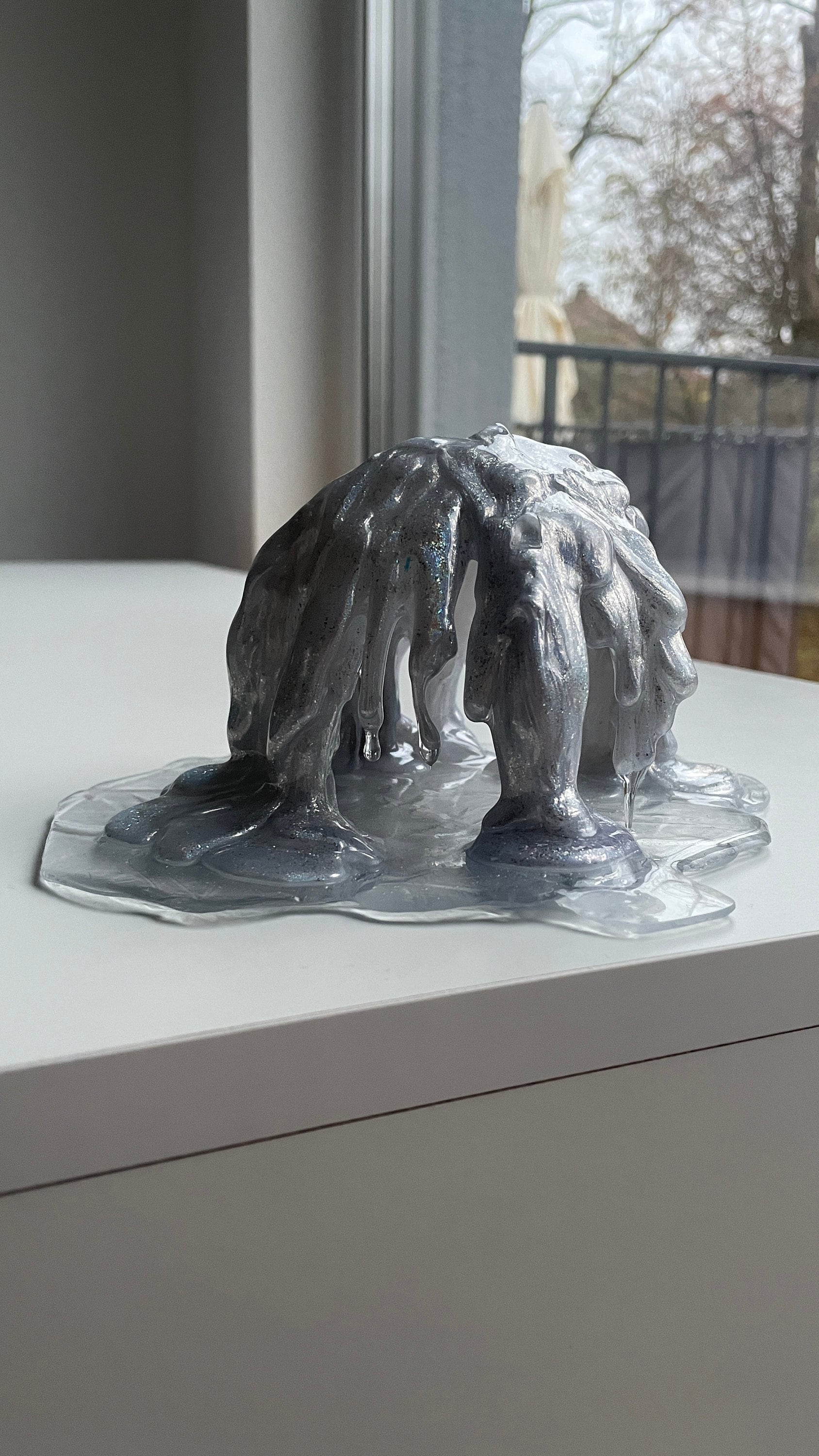 Holographic Dripping Blob Decoration | Crazy & Futuristic Design - Etsy