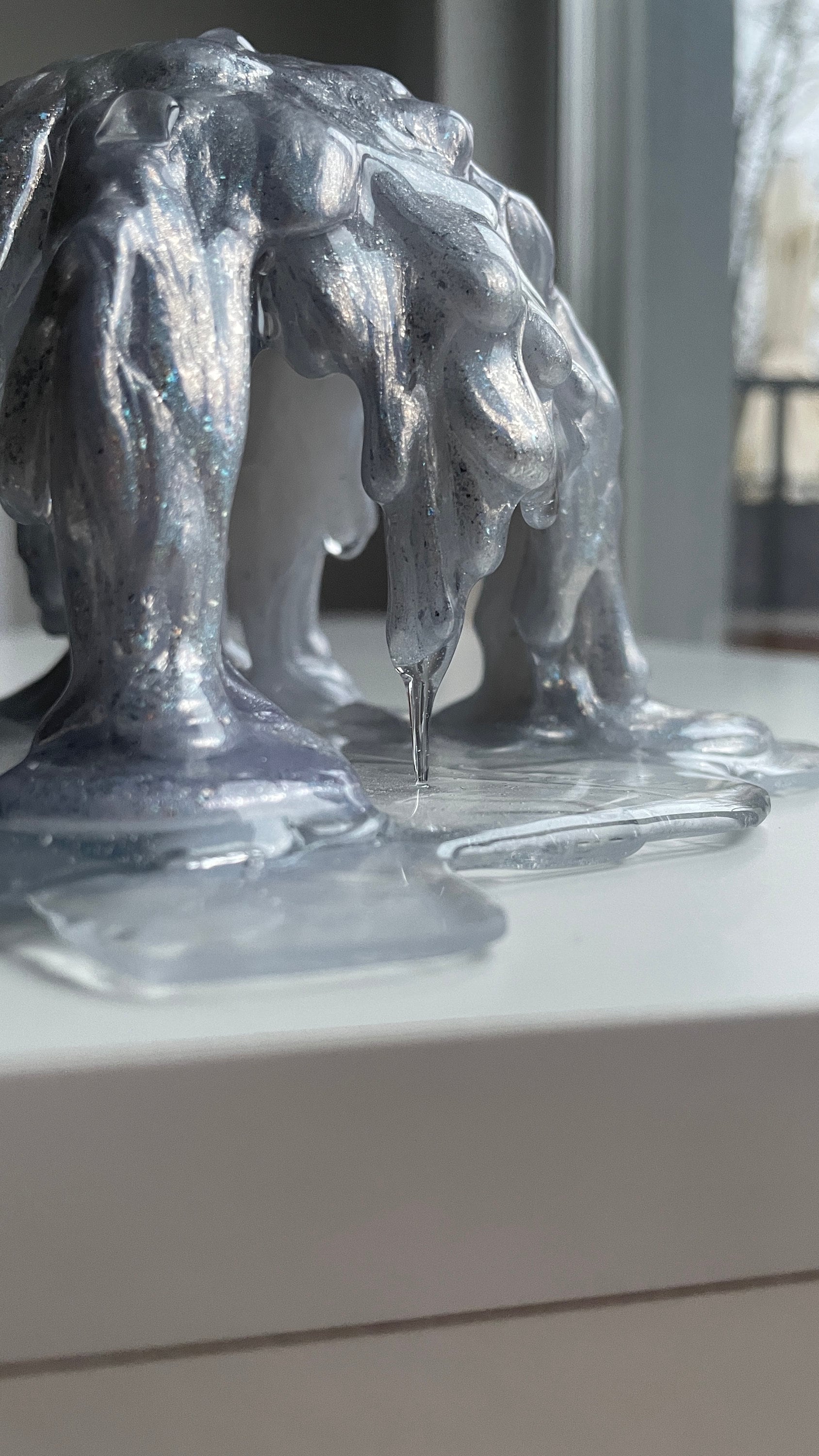 Holographic Dripping Blob Decoration | Crazy & Futuristic Design - Etsy