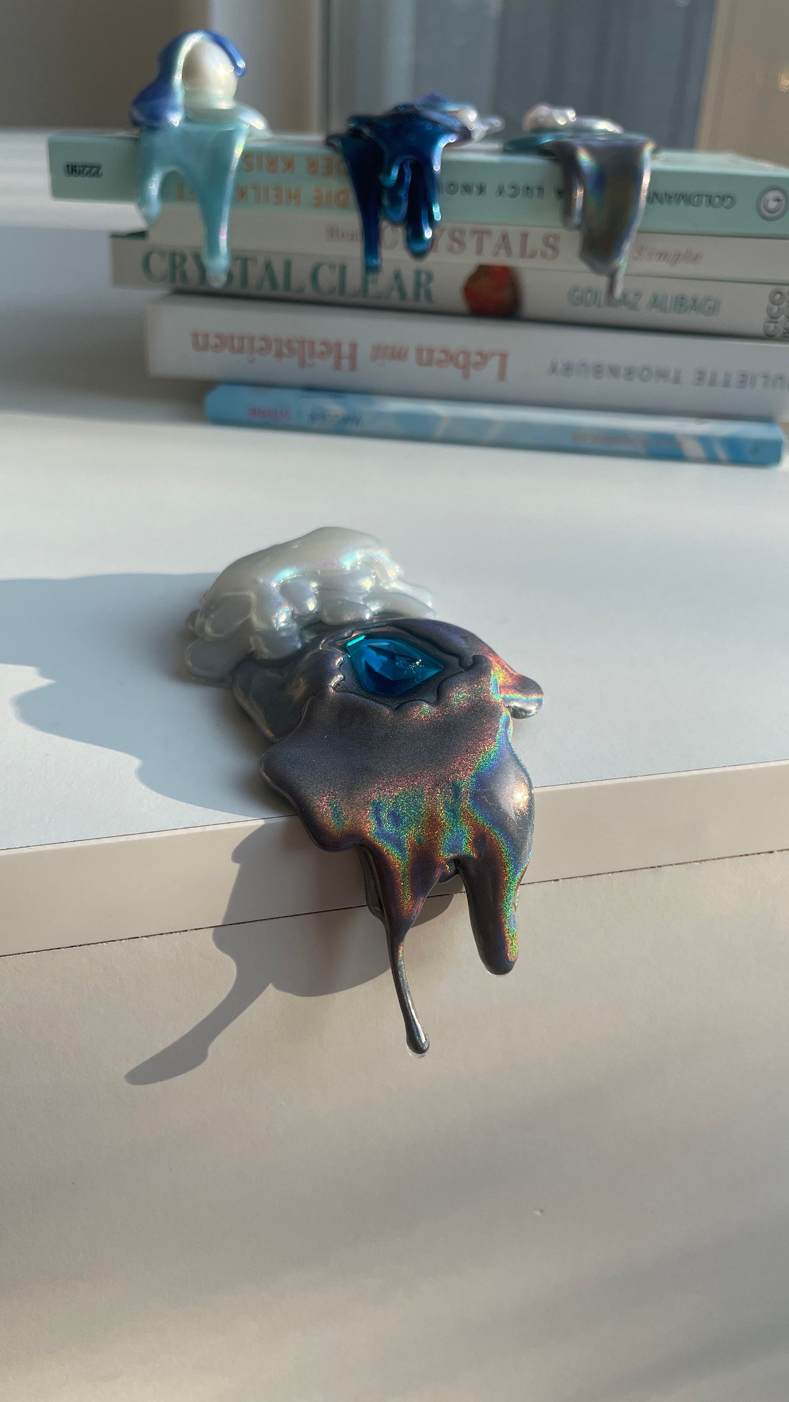 Dripping Shelf and Desk Decoration | Crazy & Futuristic Design | Silver ...