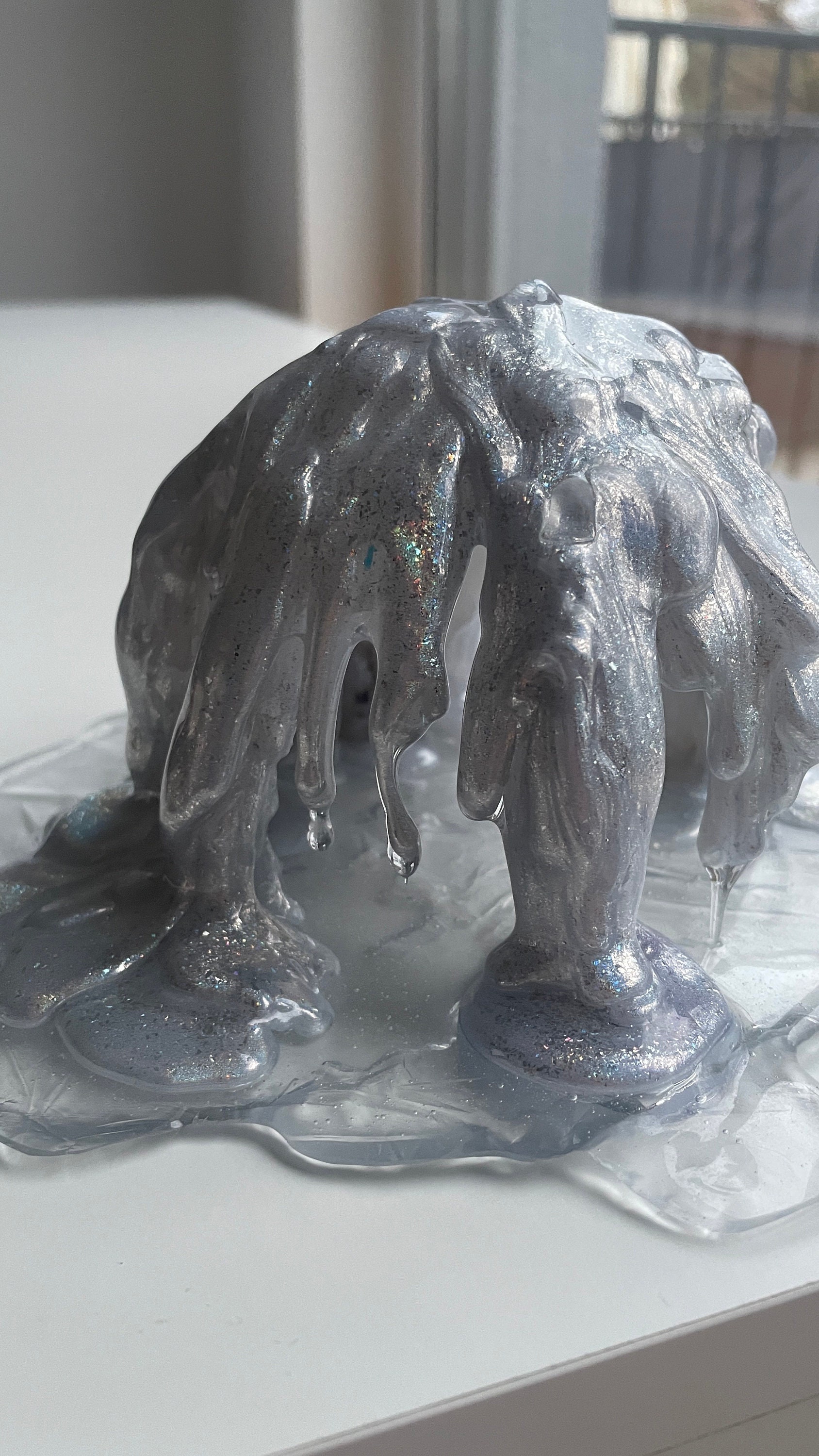 Holographic Dripping Blob Decoration | Crazy & Futuristic Design - Etsy