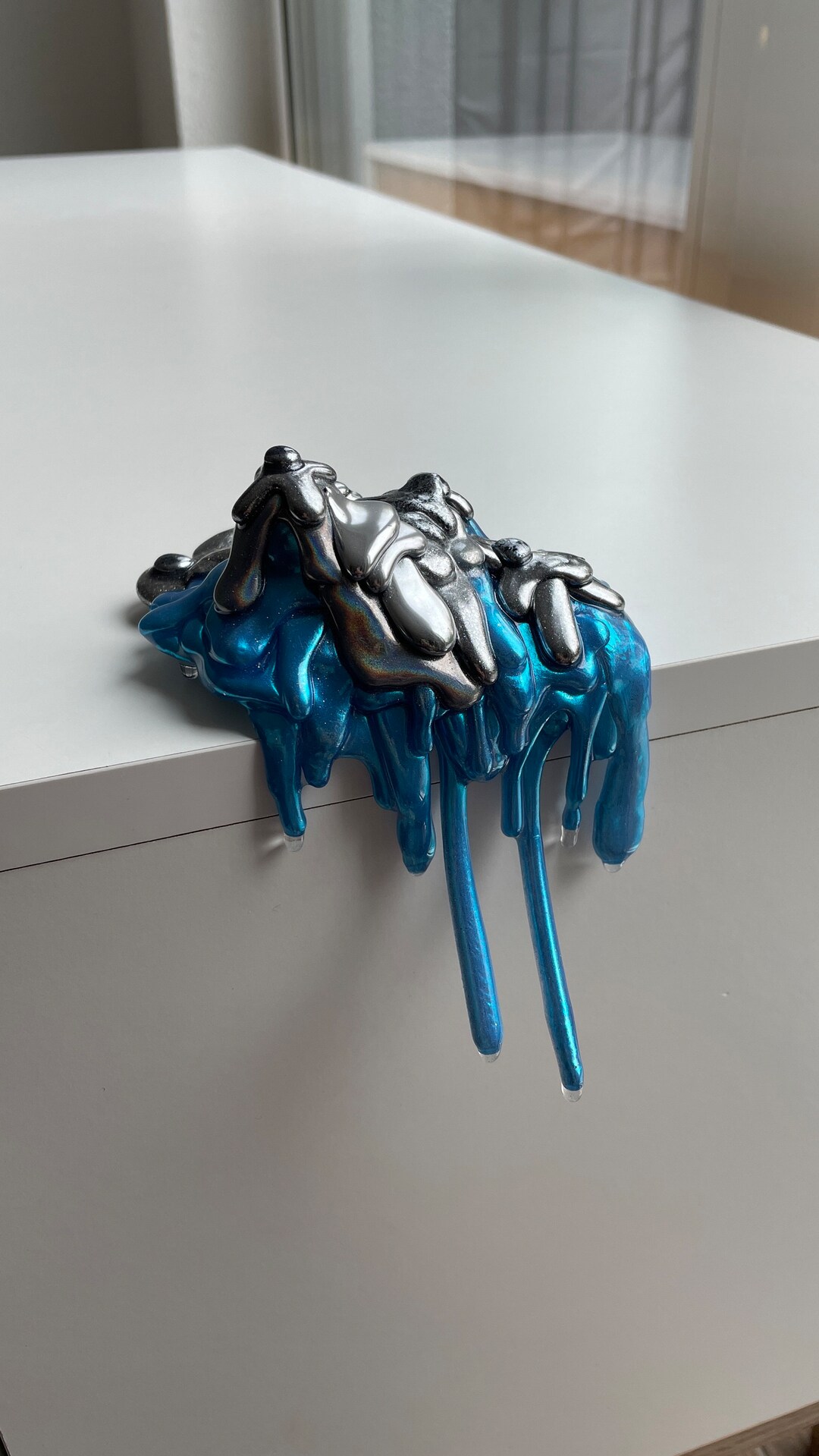 Dripping Shelf and Desk Decoration | Crazy & Futuristic Design | Blue ...