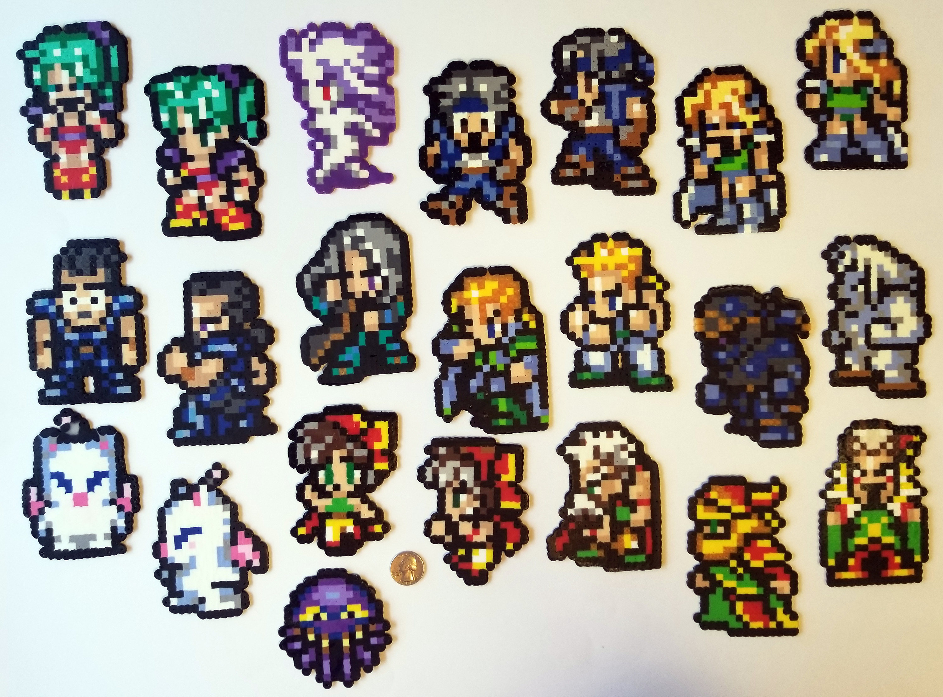 Final Fantasy VI Sprite Perlers | Etsy México