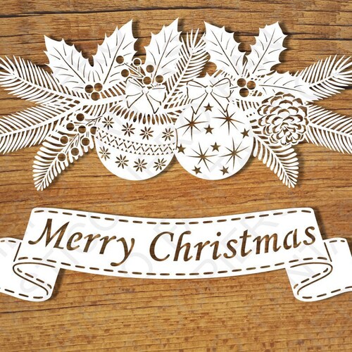 Christmas Decoration 1 SVG Files for Silhouette Cameo and - Etsy