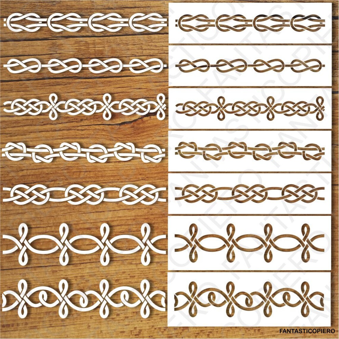 Decorative Knots and Stencil SVG Files for Silhouette Cameo - Etsy