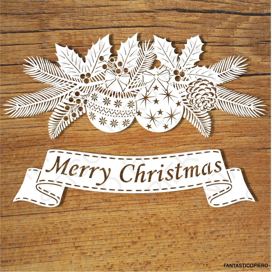 Christmas Decoration 1 SVG Files for Silhouette Cameo and Cricut ...
