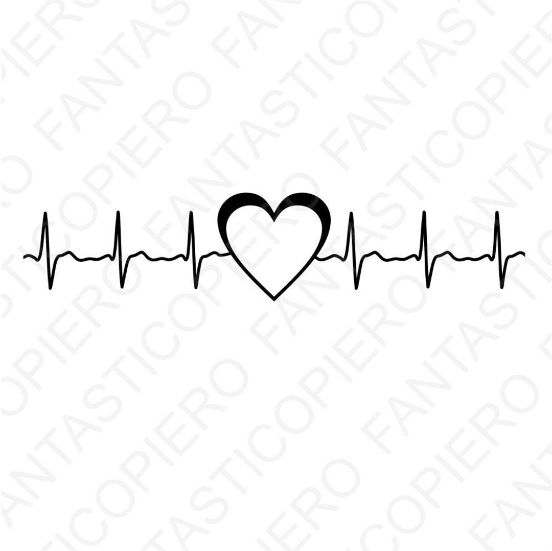Cardio Heart SVG Files for Silhouette Cameo and Cricut. Cardio Heart ...