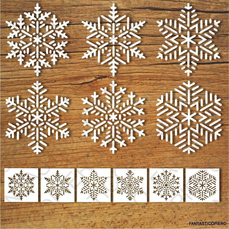 Snowflakes and Stencils SVG Files for Silhouette Cameo and - Etsy