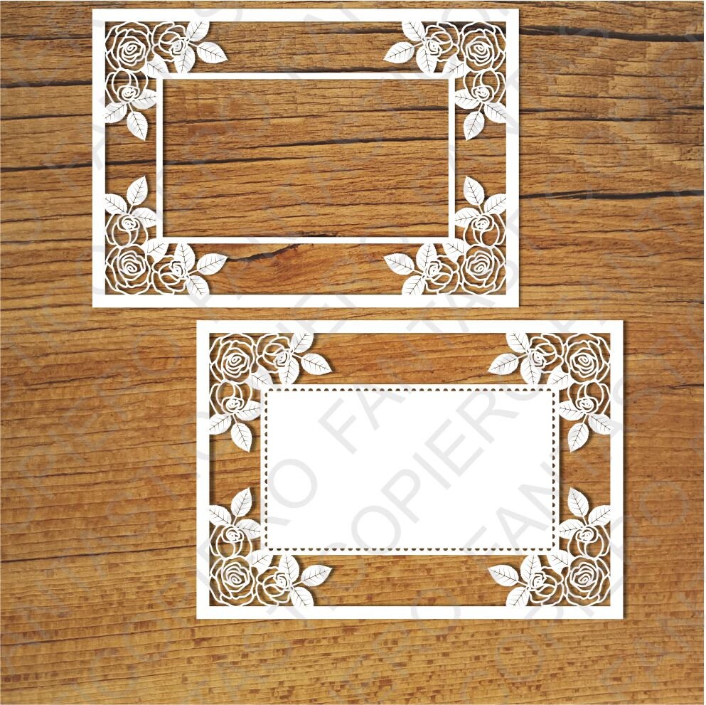 Ornamental Frame 2 SVG files for Silhouette Cameo and | Etsy