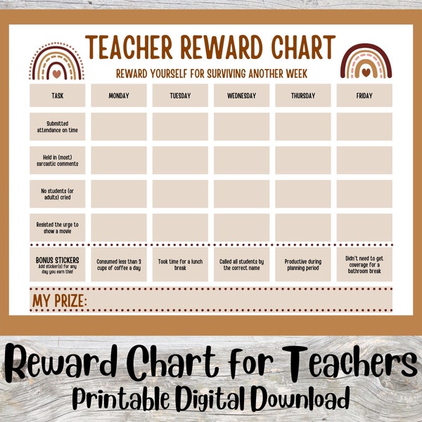 Printable Sticker Chart - Etsy