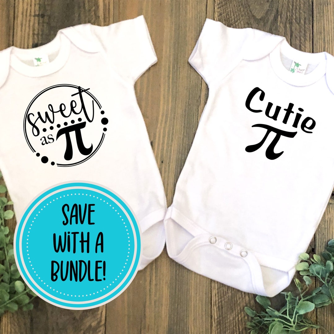 Math Baby Bodysuit, Pi Puns for Baby, Math Lover Baby Gift, Cutie Pi ...