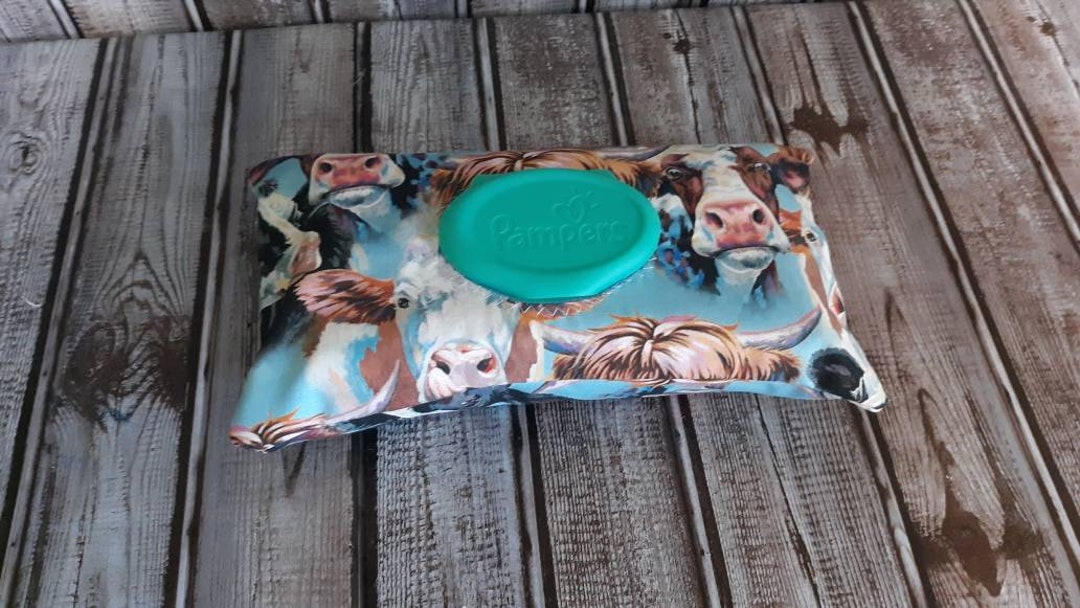 Cow Print Travel Wipe Case, Cow Print Baby Wipes, Custom Wipe Case - Etsy