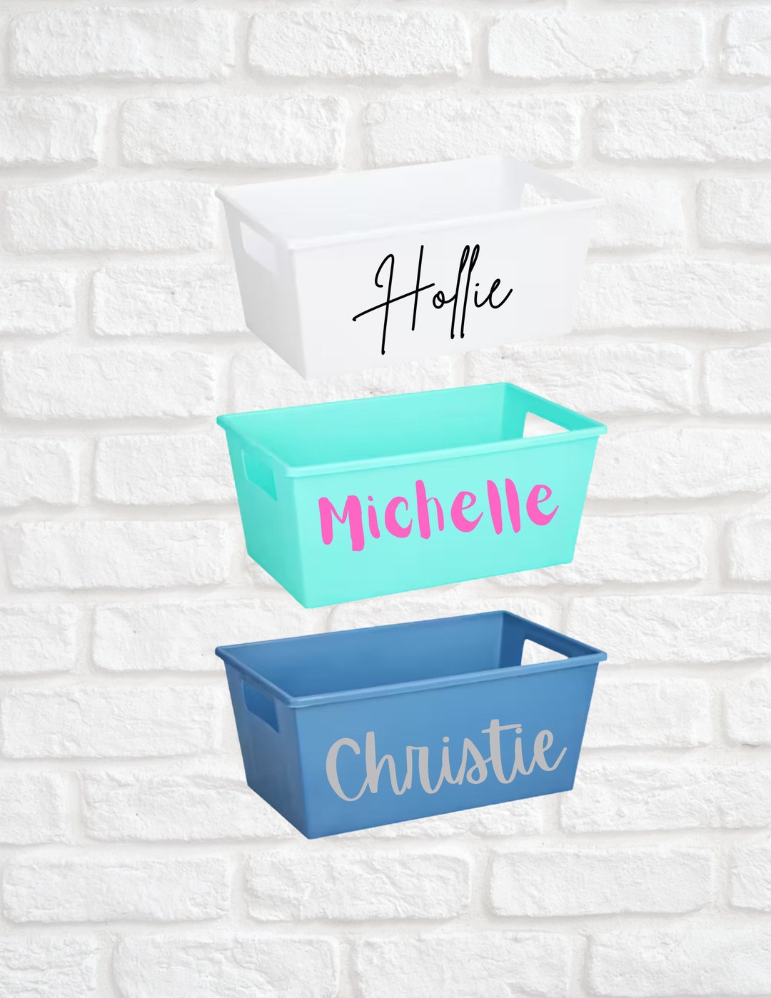 Personalized Bins- Organization Bins- Party Favors- Gift Baskets ...