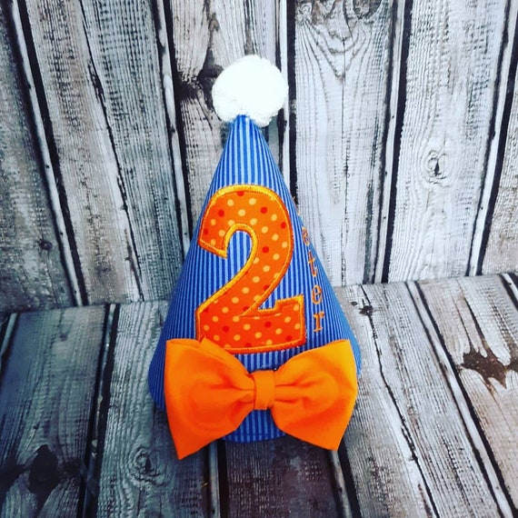 Personalized birthday hats custom birthday 2nd birthday | Etsy