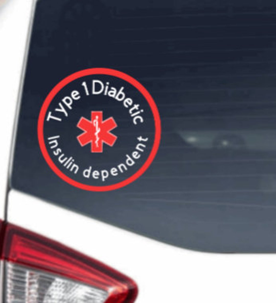 Type 1 Diabetes Decal, Car Decal, Bumper Sticker, Type 1 Awareness - Etsy