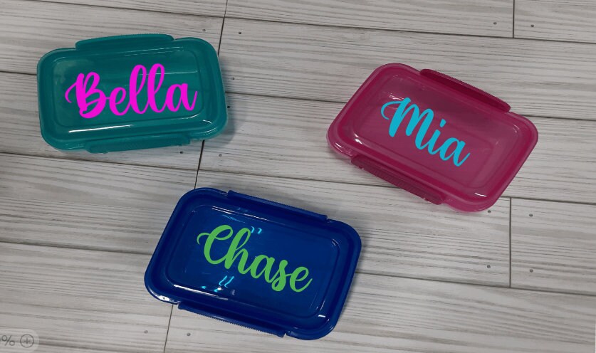 Personalized Snack Containers Personalized Crayon Box - Etsy