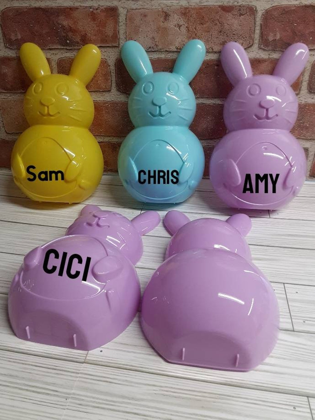 Personalized Jumbo Easter Eggs Jumbo Fillable Bunny , Easter Basket ...