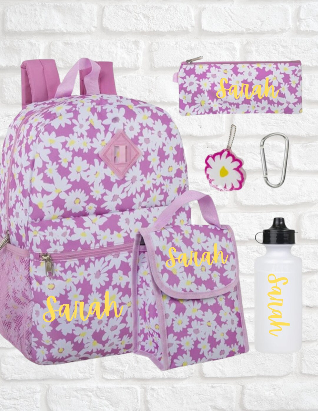 Personalized Back Packs With Matching Lunch Boxes Back to School Back ...